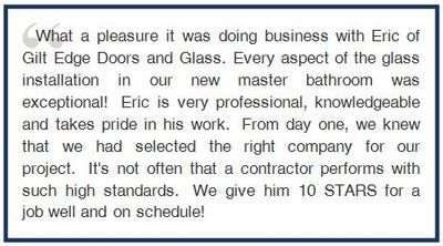 Gilt Edge Doors & Glass - Home